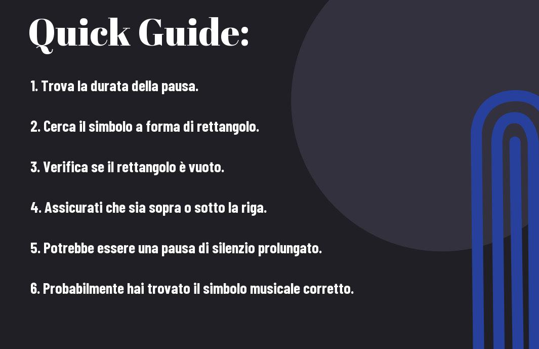 Il Simbolo Musicale di Pausa di Silenzio Prolungata - Simbolisignificato.it